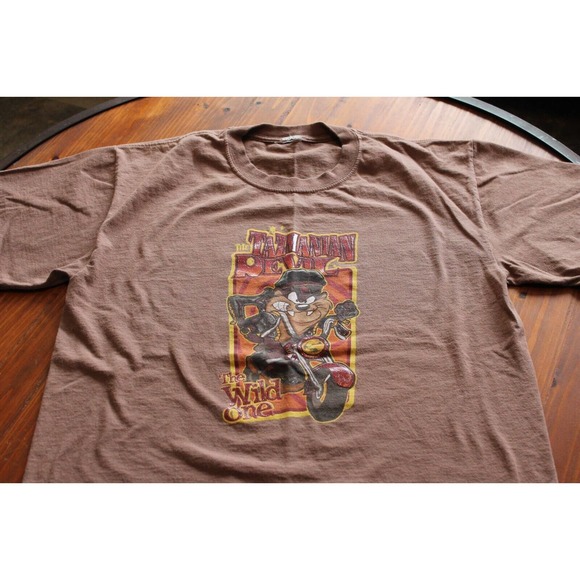 Vintage | Shirts | Vintage 9s Taz The Wild One Freeze Tshirt Lrg ...